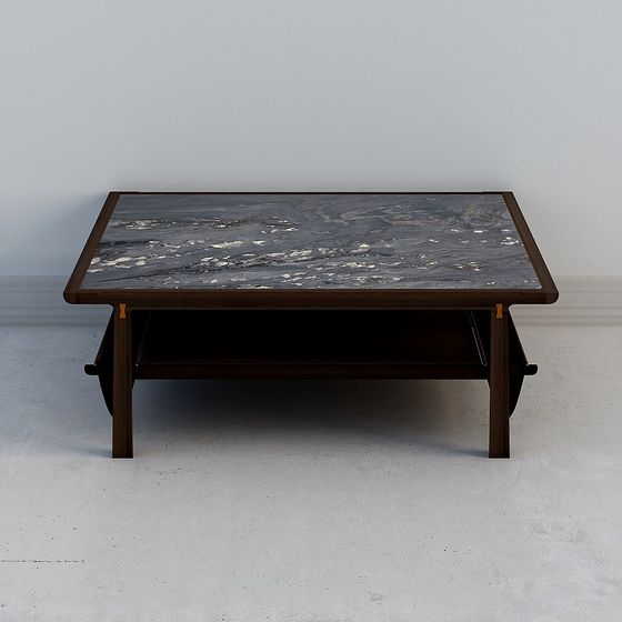 Urban Marble Coffee Table 3D model for Creative Projects