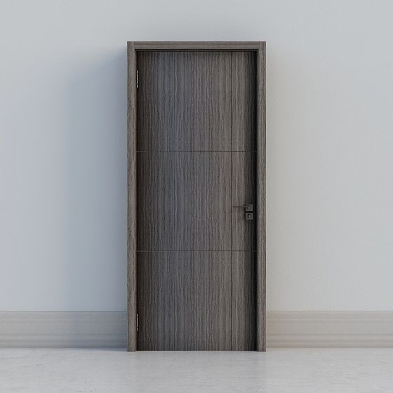 Elegant Low-Poly Door 3D model for Creative Projects