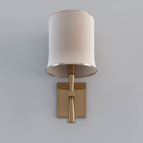 Stylish 3D Wall Light Model for Contemporary Spaces