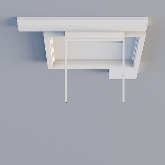 Minimalist Window Frame 3D model