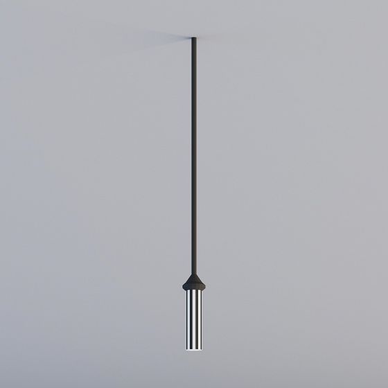 Stylish Low-Poly Pendant Light 3D Model – Minimalist Lighting