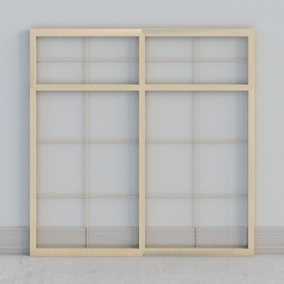 Glass Pane 3D Model for Modern Interiors