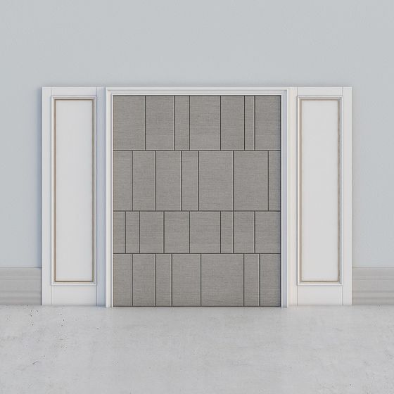 Urban Gate 3D model - A Fusion of Modern and Classic