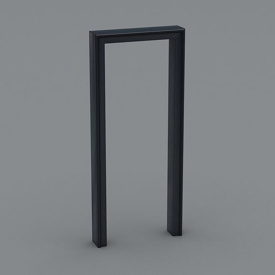 Minimalist Door Frame 3D model for Modern Spaces