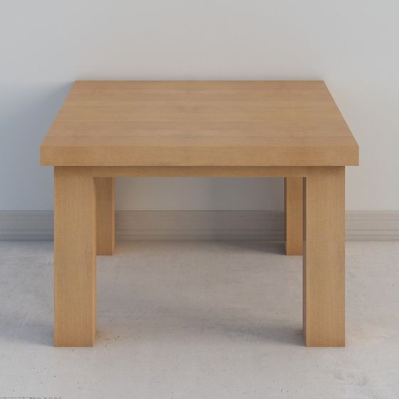 Urban Low-Poly Coffee Table 3D model