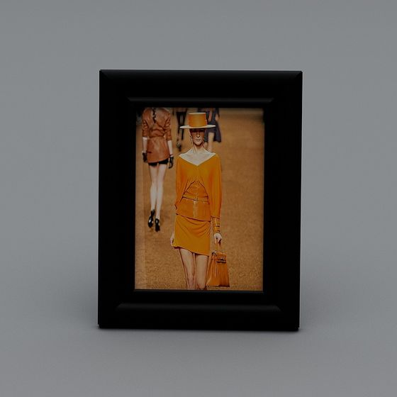 Vintage Fashion Model 3D model in Retro Style