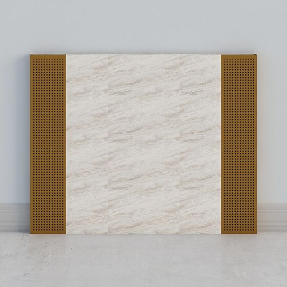 Marble Perforated Panel 3D model
