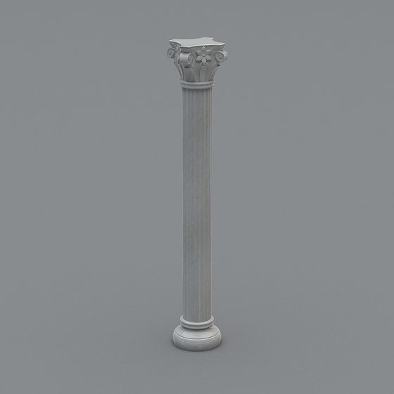 Classical Roman Column 3D model for Modern Design