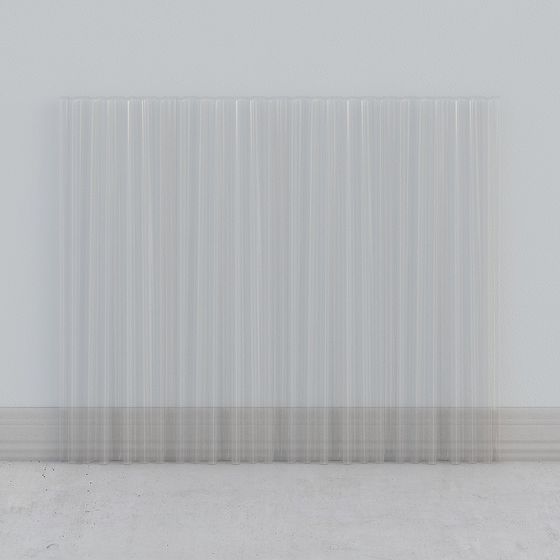 Transparent Ripple Panel 3D model