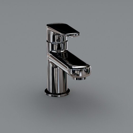 Futuristic 3D Faucet Model for Luxury Designs