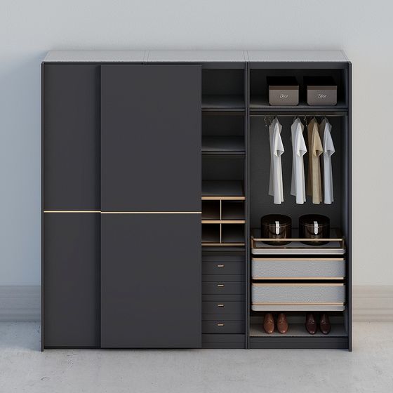Urban Closet 3D model for Modern Design