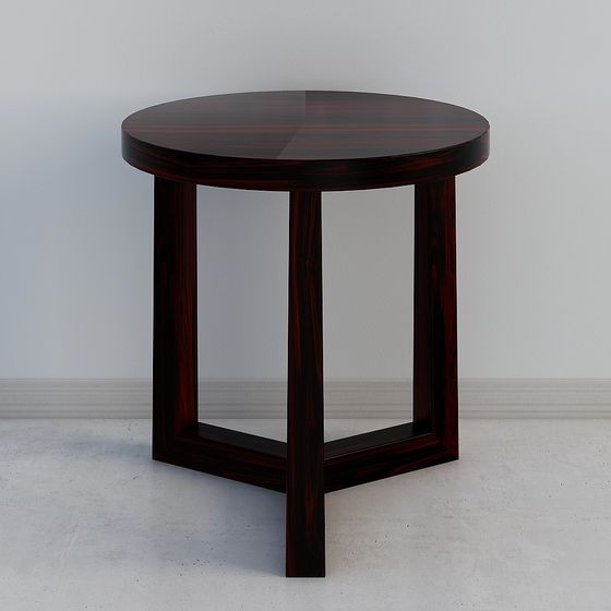 Elegant Round Table 3D model Design