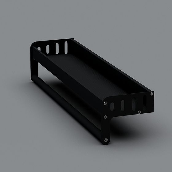 Industrial Metal Rack 3D model