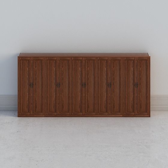 Stunning Low-Poly Storage Cabinet 3D model