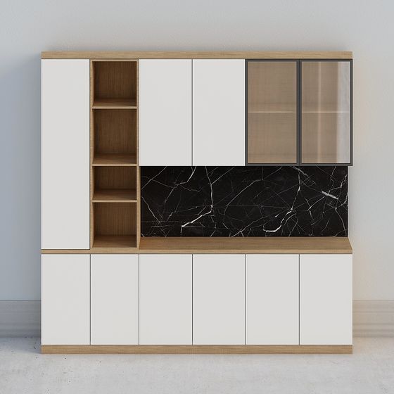 Minimalist Storage Cabinet 3D model