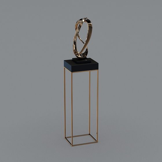 Infinity Loop Sculpture 3D model