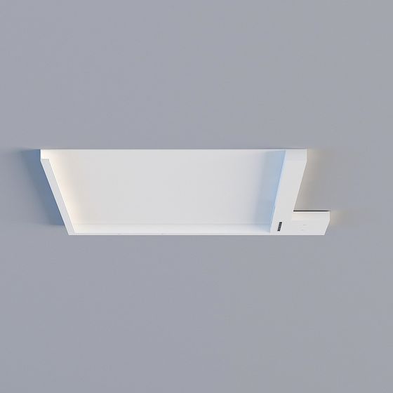 Minimalist Low-Poly Light Fixture 3D model