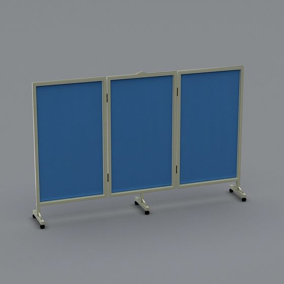 Low-Poly Mobile Partition Screen 3D model