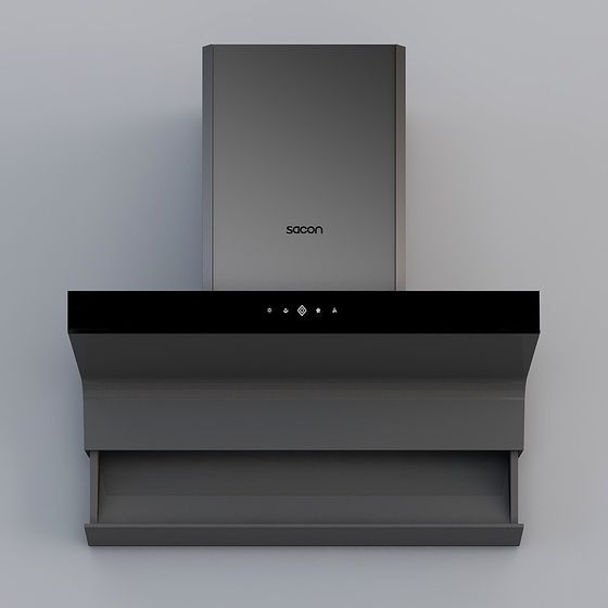 Sacon Low-Polygon Kitchen Hood 3D model