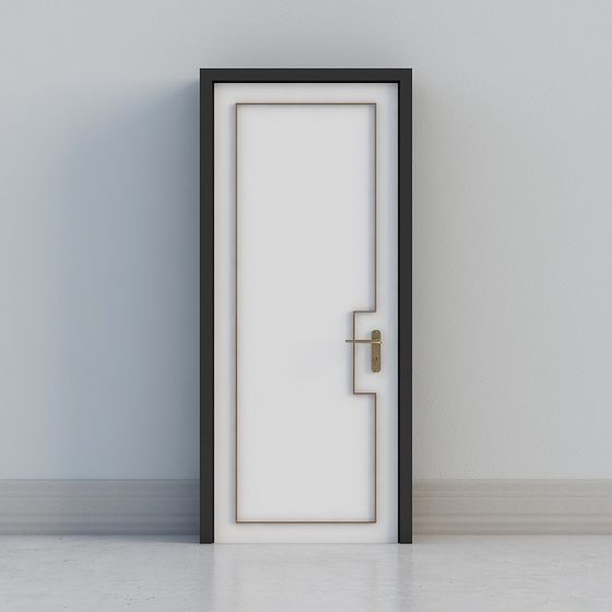 Urban Door 3D Model - Modern Minimalism