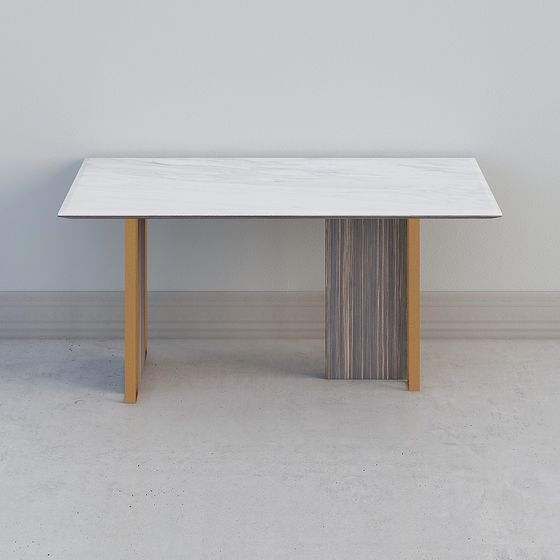 Urban Style Dining Table 3D model