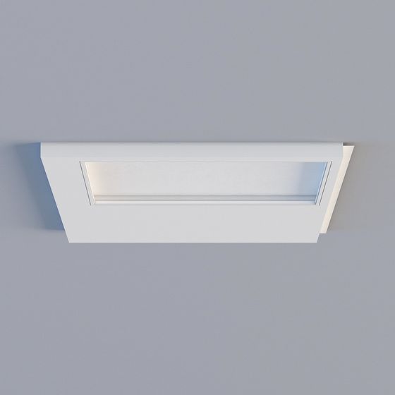 Minimalist Ceiling Embedded Light Fixture 3D model