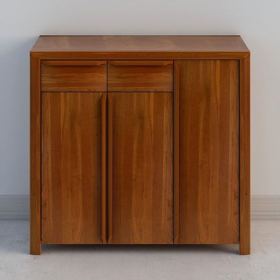 Wooden Storage Cabinet 3D model