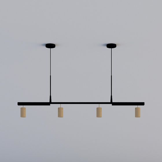 Linear Light Fixture 3D model