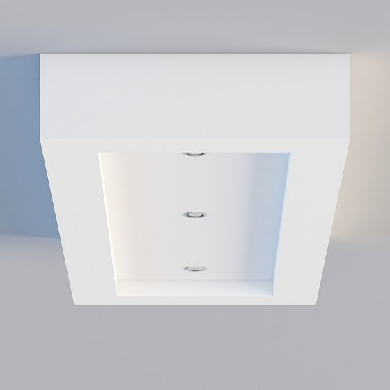 Minimalist Ceiling Box 3D model
