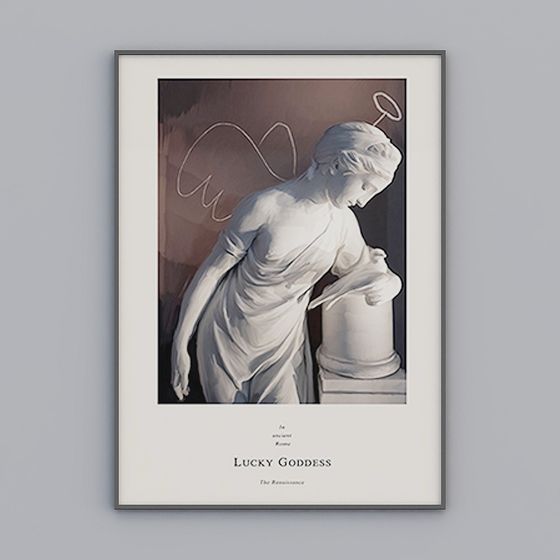 Fortuna: The Goddess of Luck 3D model for Creative Projects