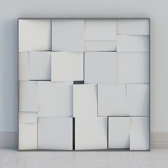 Modular Art Screen 3D model