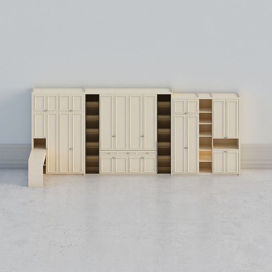 Custom Storage Cabinet 3D model