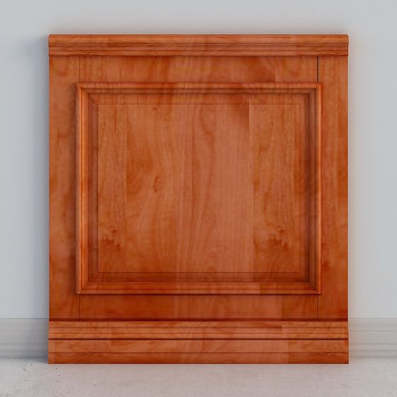Cherry Wood Panel 3D model