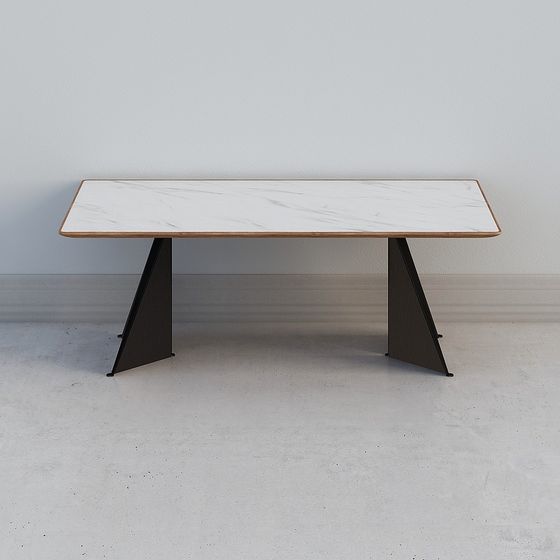 Urban Style Dining Table 3D model