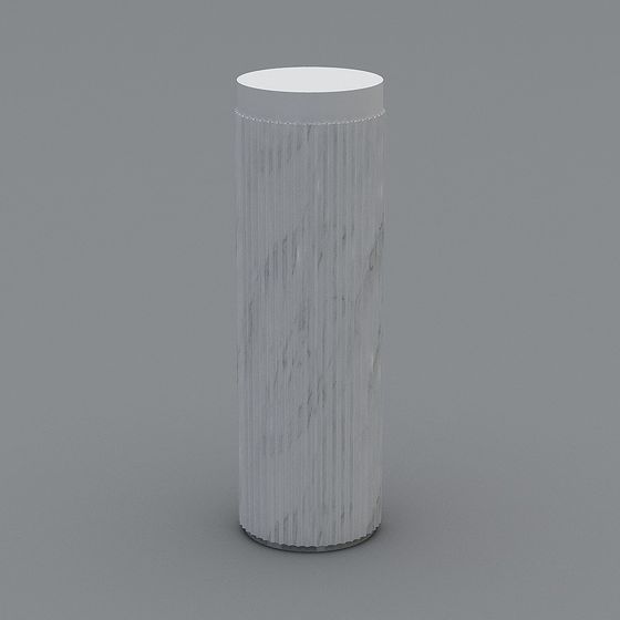 Elegant Marble Column 3D model