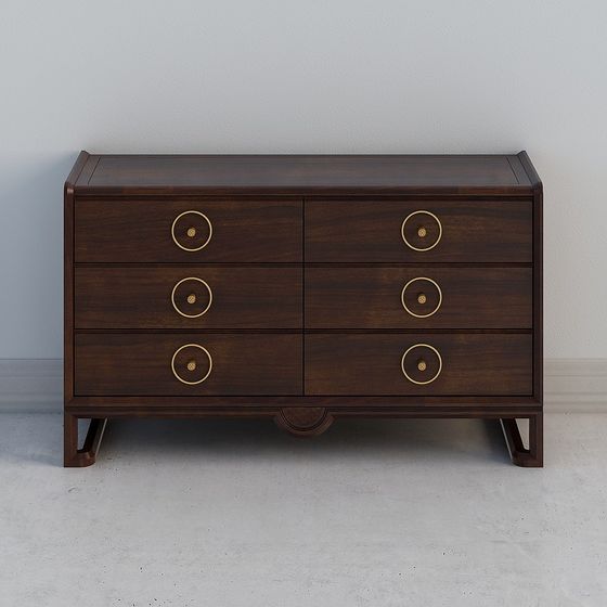 Vintage Dresser 3D model