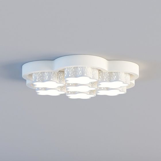 Dreamy Cloud Ceiling Light 3D model