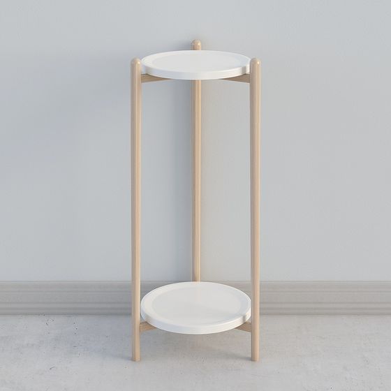 Minimalist Side Table 3D model