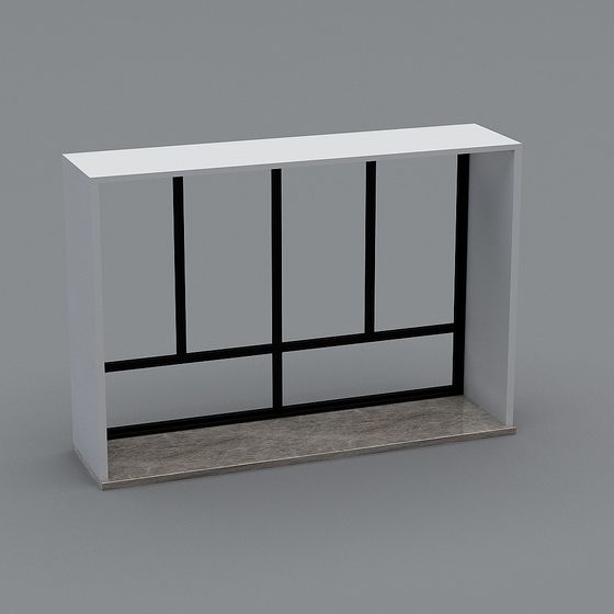 Urban Window View 3D model
