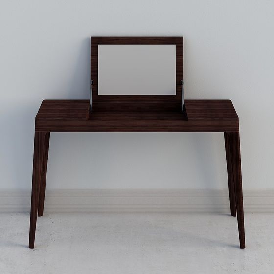 Modern Minimalist Vanity Table 3D model
