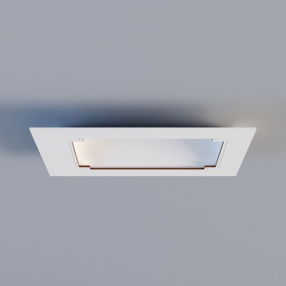 Low Polygon Ceiling Light 3D model for Modern Design