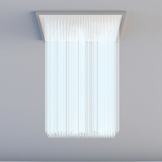 Flowing Waterfall Ceiling Light 3D model