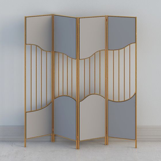 Art Deco Inspired 3D Screen Model