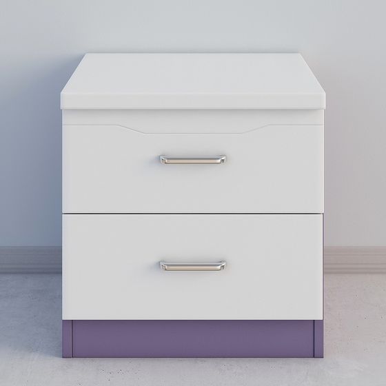 Urban Elegance Bedside Table 3D model