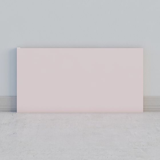 Minimalist Panel 3D model for Modern Spaces