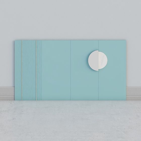 Abstract Geometric Door 3D Model – Low-Poly Modern Design