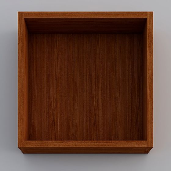 Elegant Wood Frame 3D Model for Modern Design
