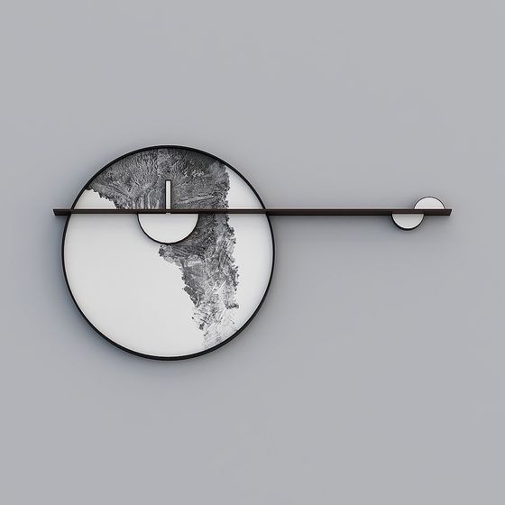Balance Mirror Low Poly Art 3D model