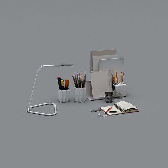 Creative Desk 3D model for Modern Office Spaces