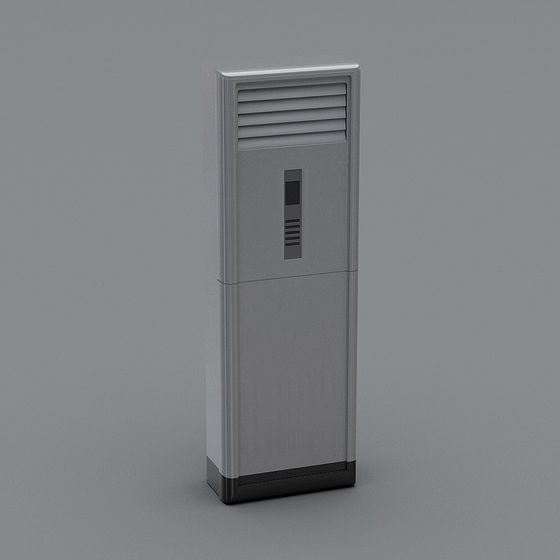 Sleek Low-Poly AC Unit 3D model for Contemporary Design
